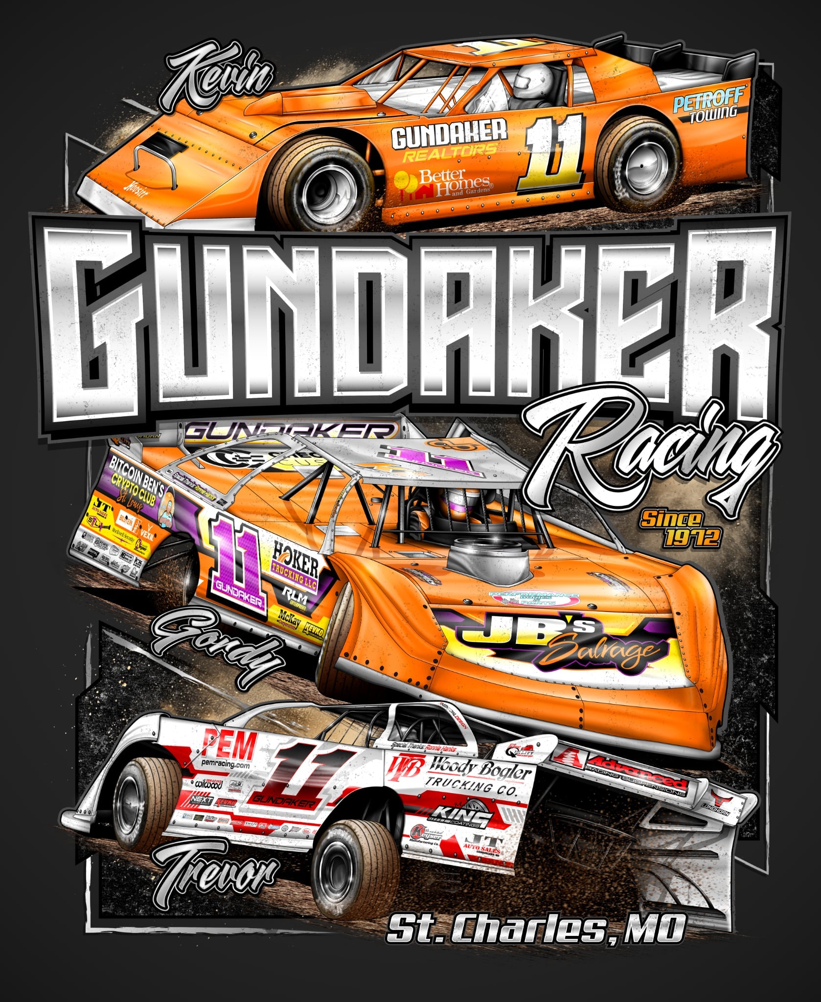 Gundaker Racing Tshirts – Gordy Gundaker Racing